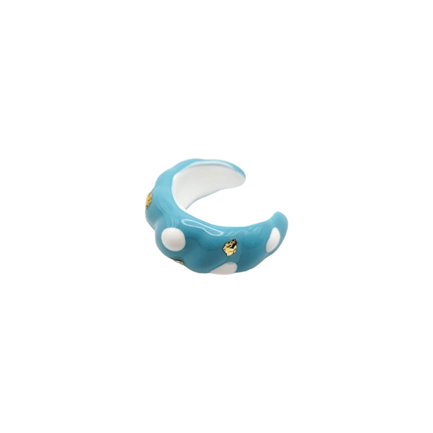 PUFF CUFF [Single Cuff] - Blue – Love Ko Jewelry